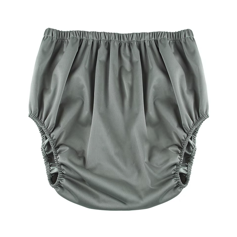 PUL Soft and Silent Diaper Cover - Grey XXL